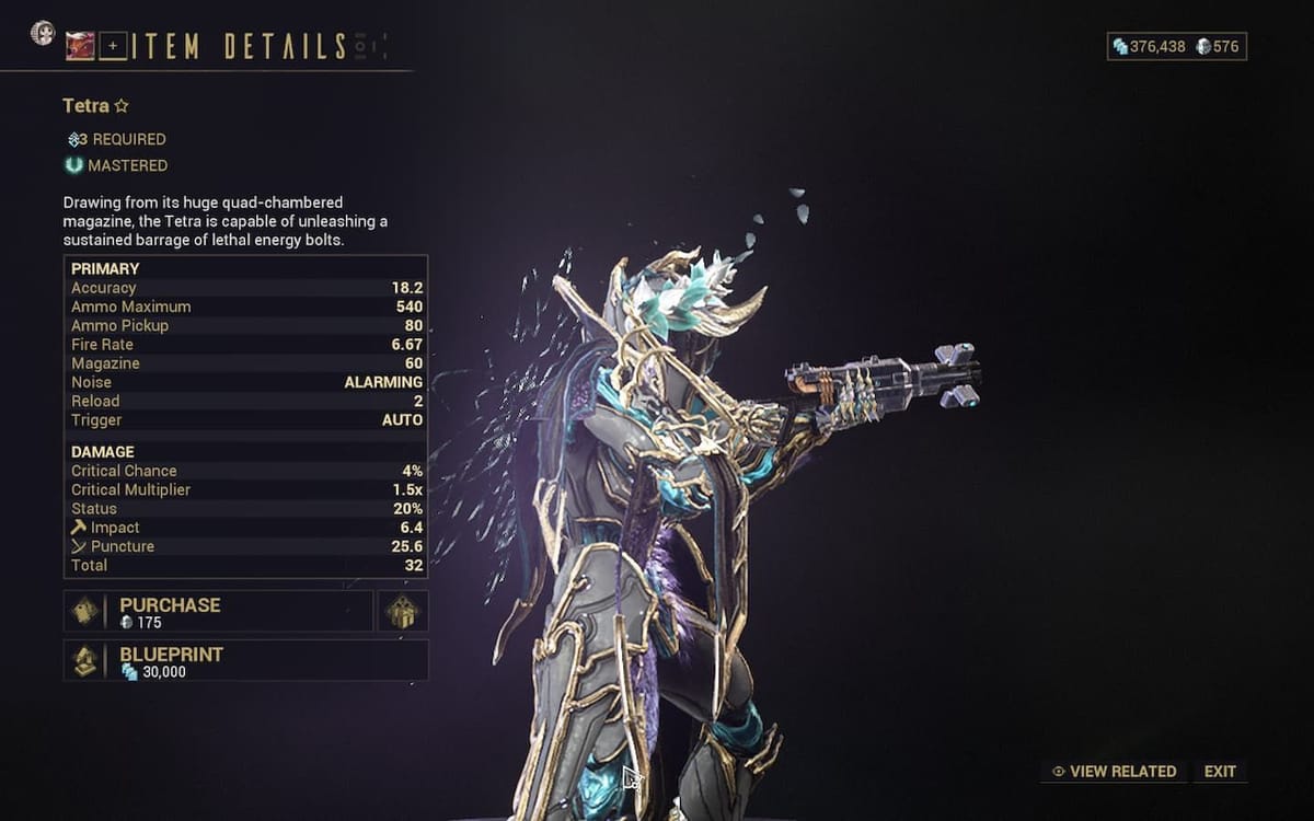 Best weapons in Warframe for each Mastery Rank