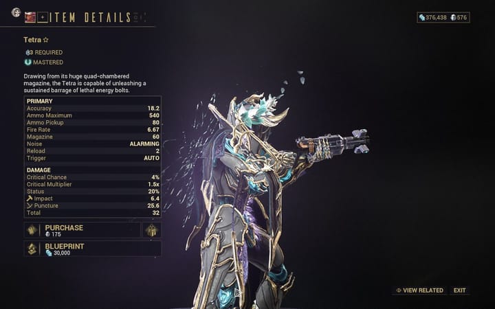Best weapons in Warframe for each Mastery Rank