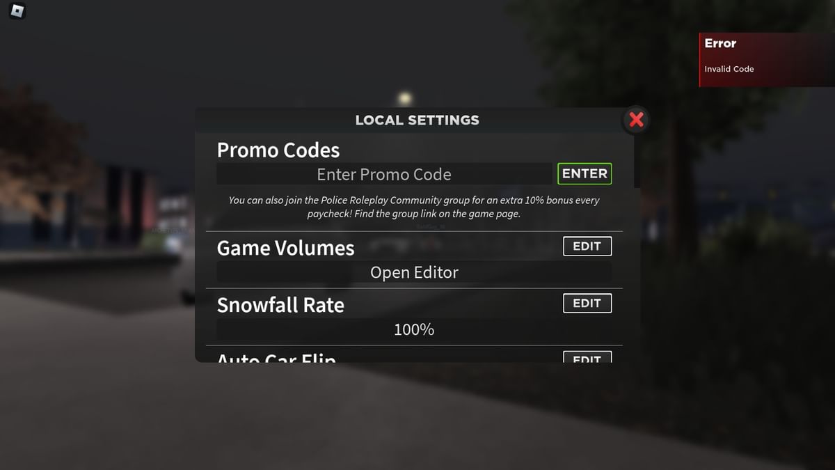 Roblox Emergency Response: Liberty County Codes (August 2024)