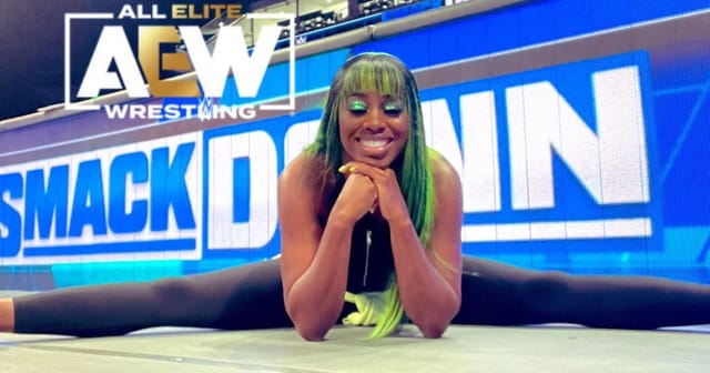 Naomi sends a two-word message to top AEW star after being spotted ...
