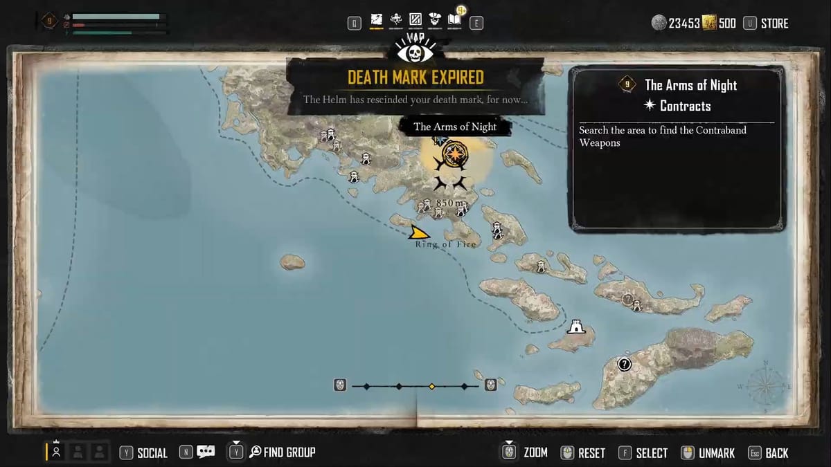How to complete The Arms of Night in Skull and Bones