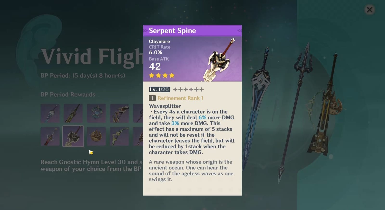 Best Battle Pass weapons in Genshin Impact (Ranked)