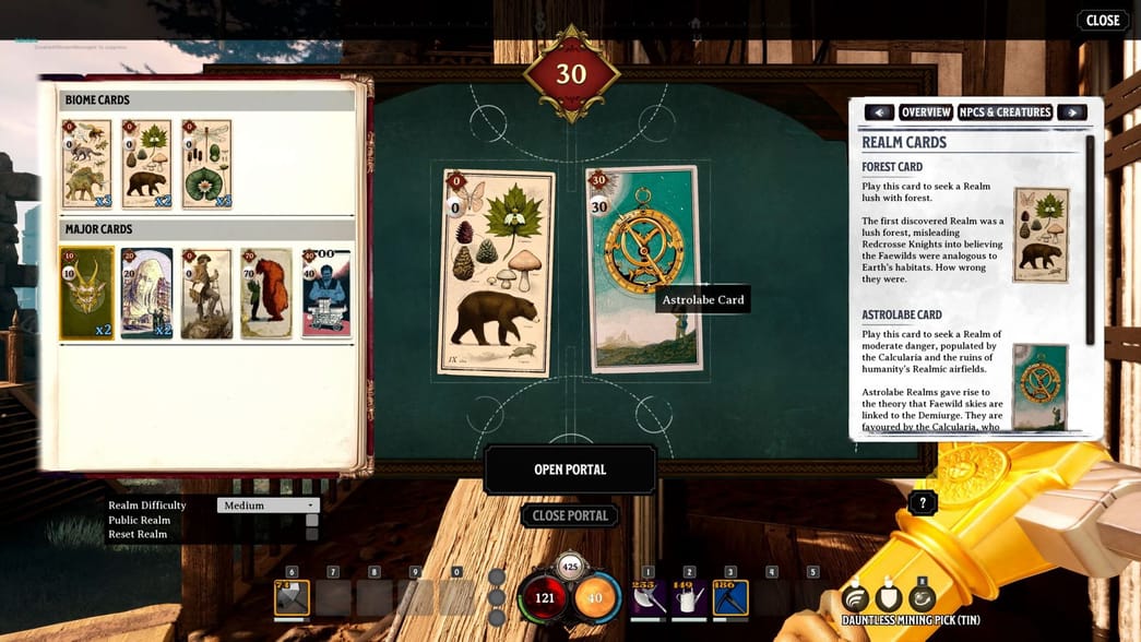 Nightingale gameplay overview: Crafting, base building, survival, and more