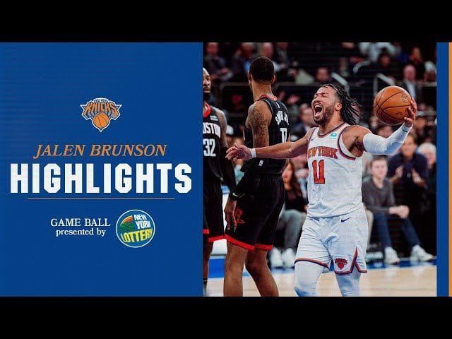 Is Jalen Brunson playing tonight against Houston Rockets? Latest on NBA ...