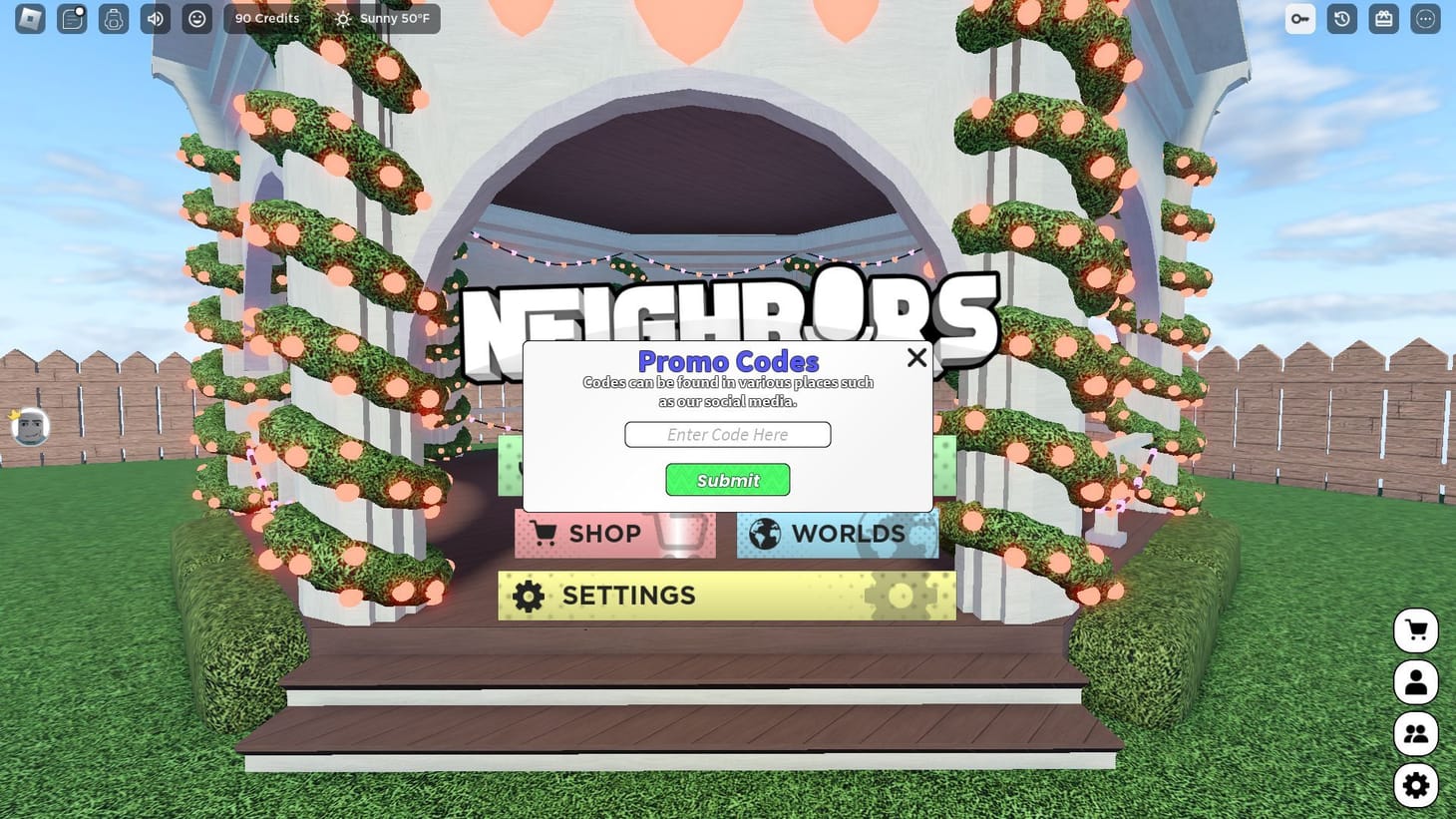 Neighbors codes (May 2026)