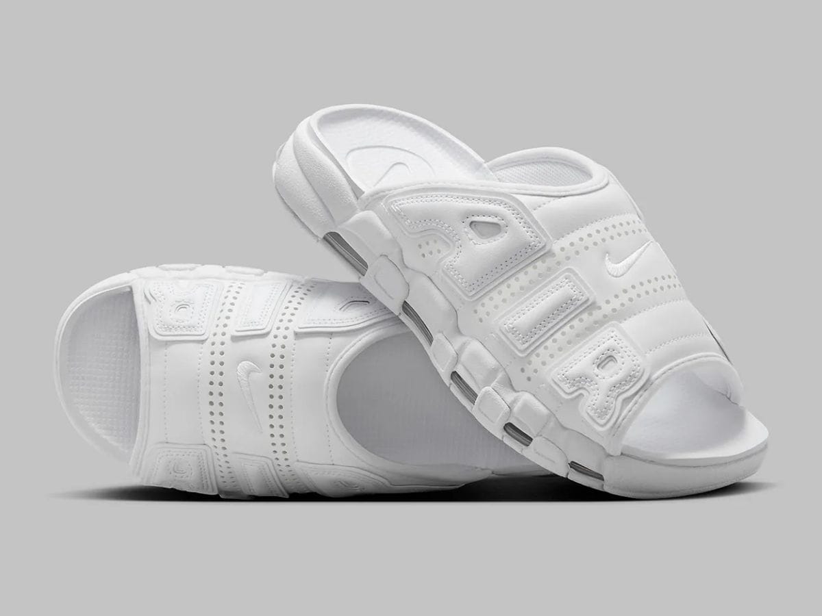 Nike Air More Uptempo Slide "Triple White": Everything we know so far