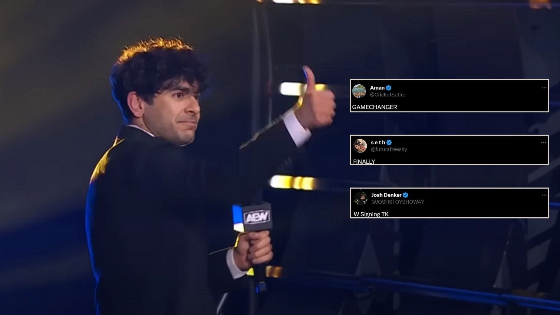 "FINALLY," "GAMECHANGER" - Fans ecstatic after Tony Khan officially ...