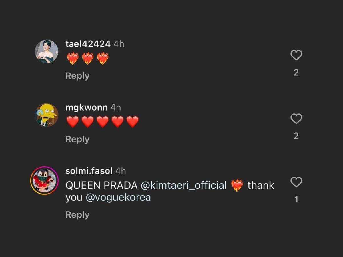 Kim Tae-ri’s look for Prada FW24 show at Milan Fashion Week 2024 wins ...