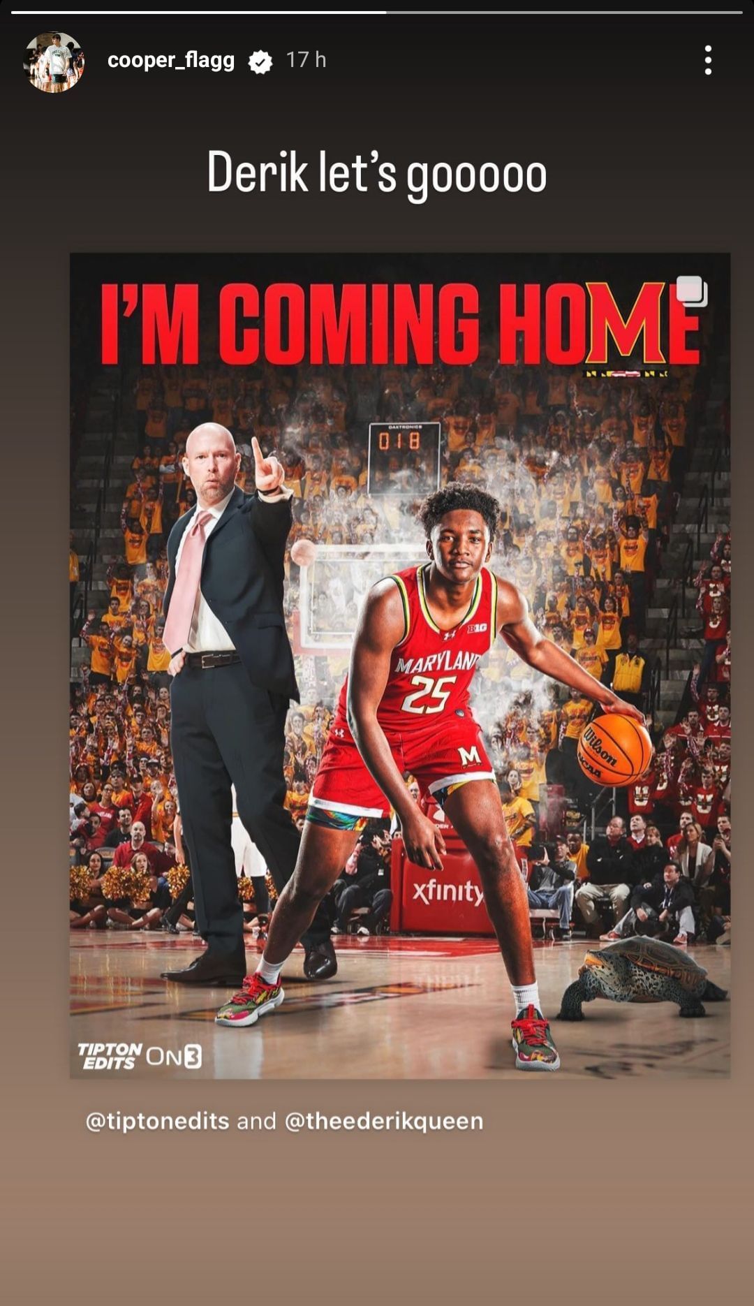 $984,000 NIL-valued Cooper Flagg rejoices as 5-star recruit Derik Queen commits to Maryland ...