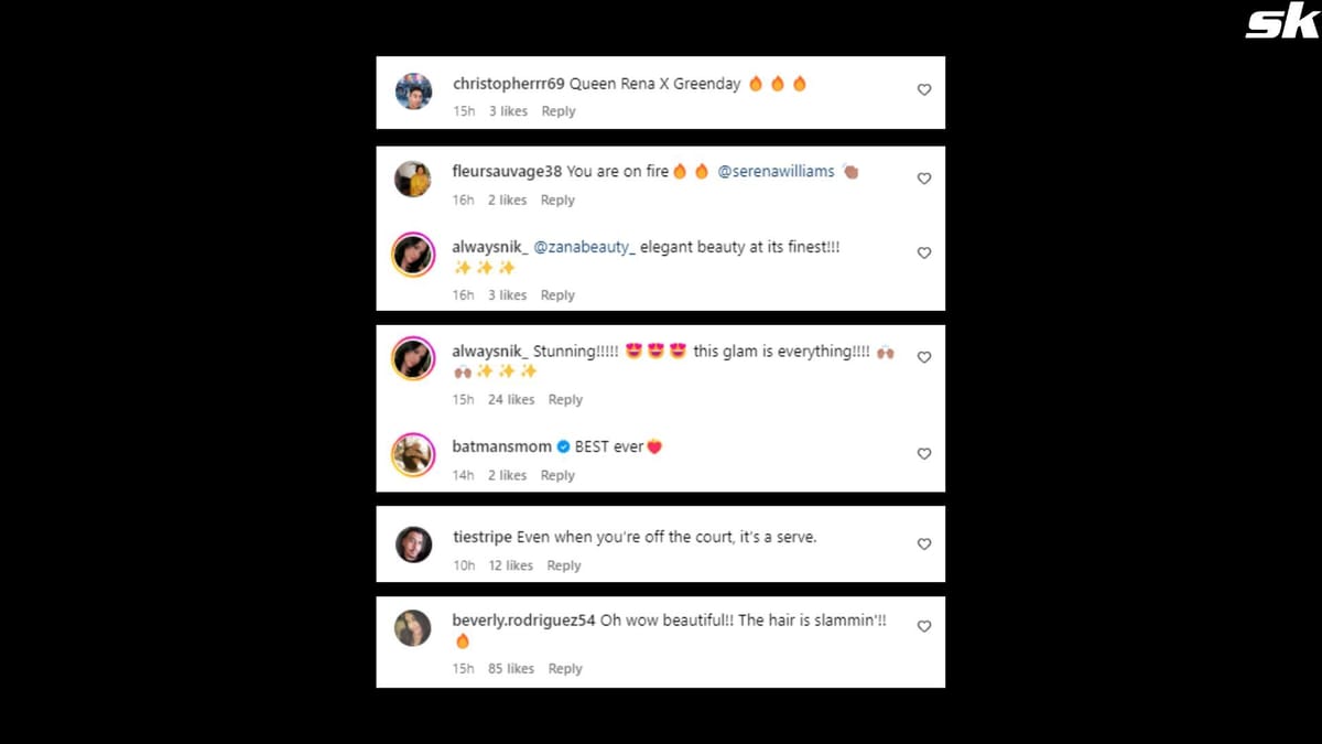 "Serena Williams out there slaying";"Always going to be invited to cool parties" - Fans in awe ...