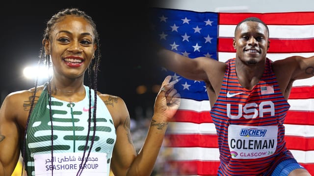 "Kobe Year"- Christian Coleman extends heartfelt wishes to Sha’Carri ...
