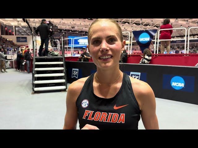WATCH: NCAA record-holder Parker Valby reacts to Florida Gators ...