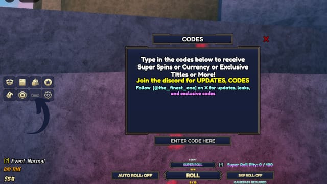 Anime Roulette codes