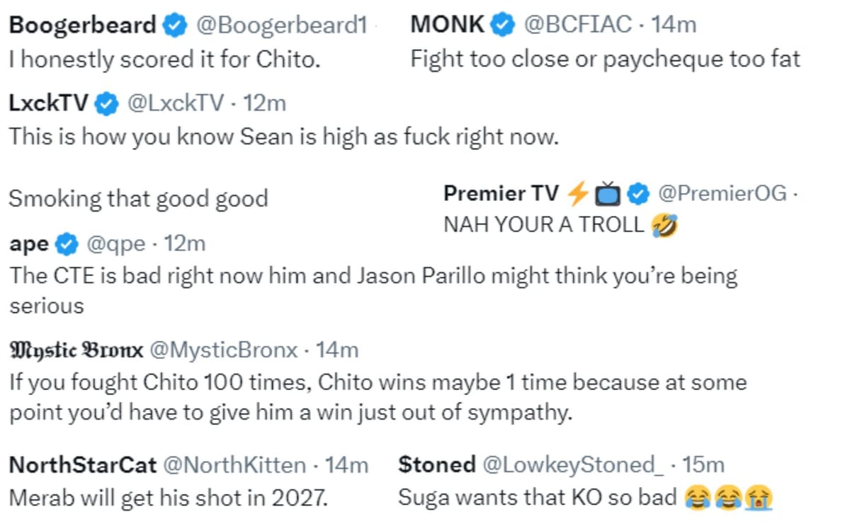 "The CTE is bad right now" - Fans react as Sean O'Malley teases ...