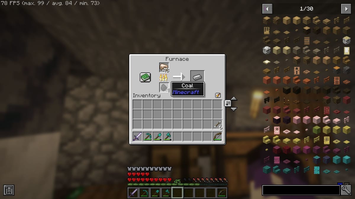 List of all fuels in Minecraft