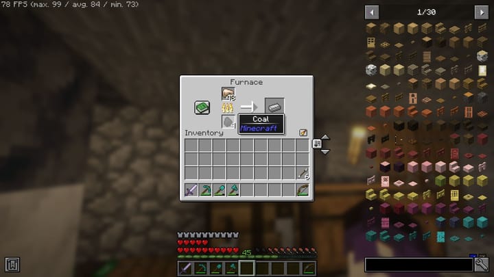 List of all fuels in Minecraft