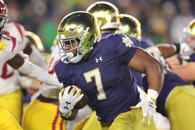 Audric Estime scouting report: Exploring Notre Dame RB's strengths and ...