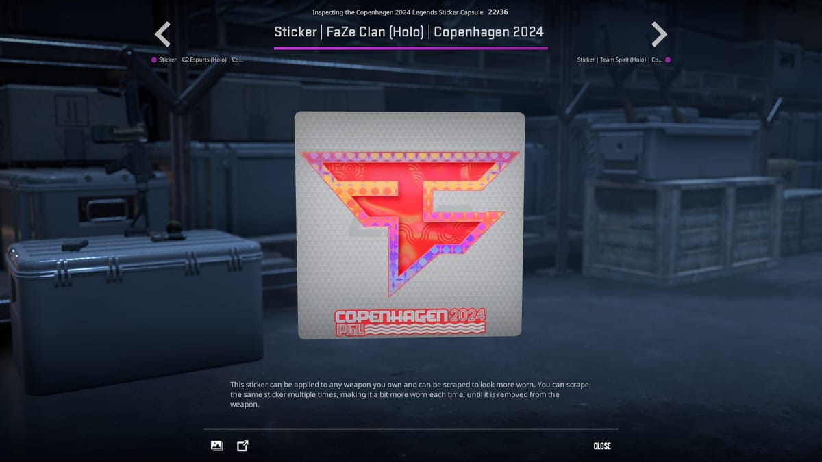 All PGL CS2 Major Copenhagen stickers