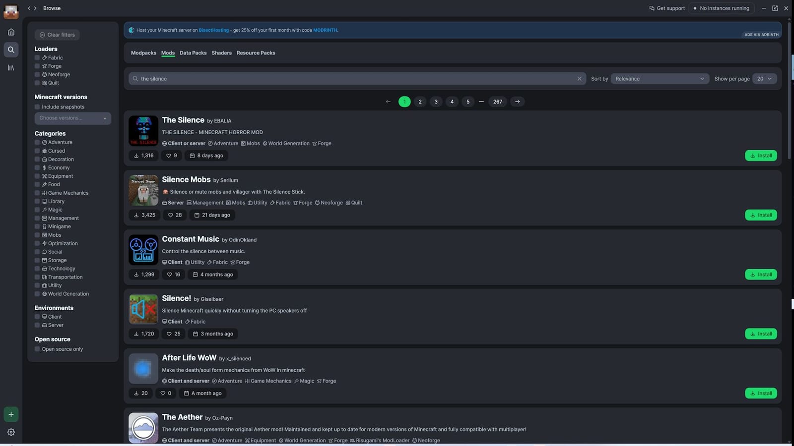 The Silence mod for Minecraft: All you need to know about this horror mod