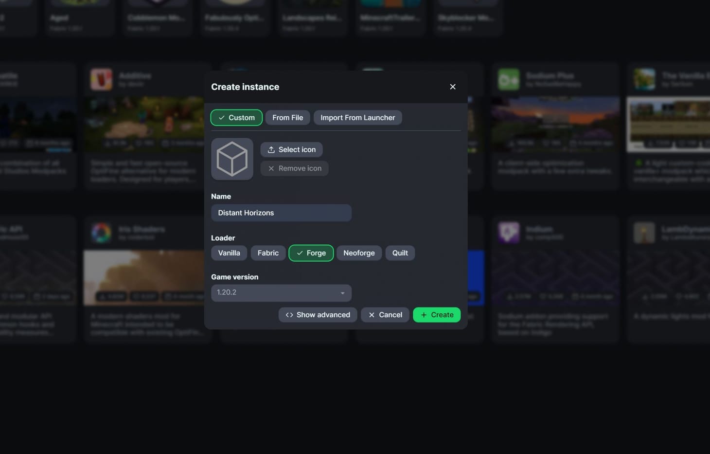 How to get Distant Horizons mod for Minecraft
