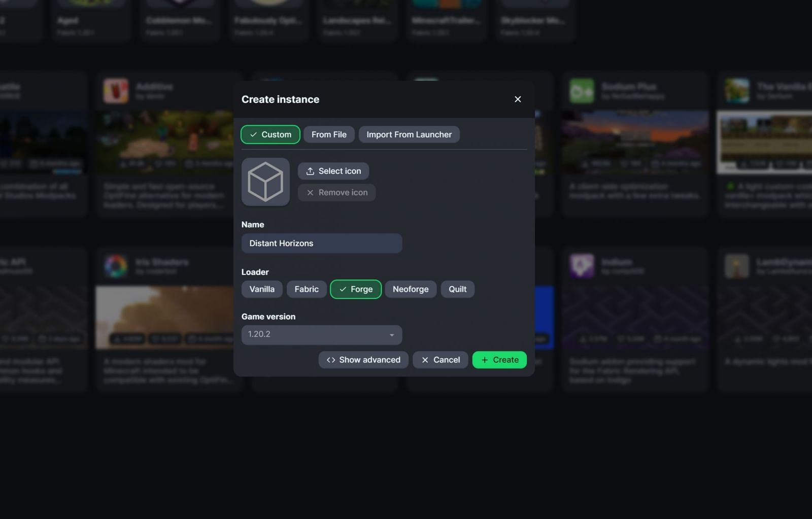 How to get Distant Horizons mod for Minecraft
