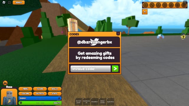 Dragon Ball Revenge Codes