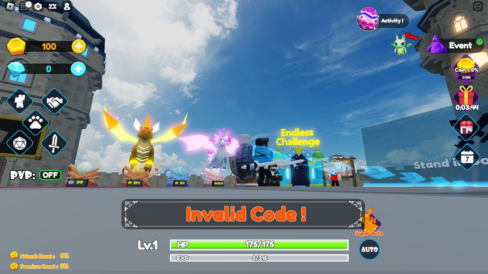 Dragon Warrior Simulator Codes