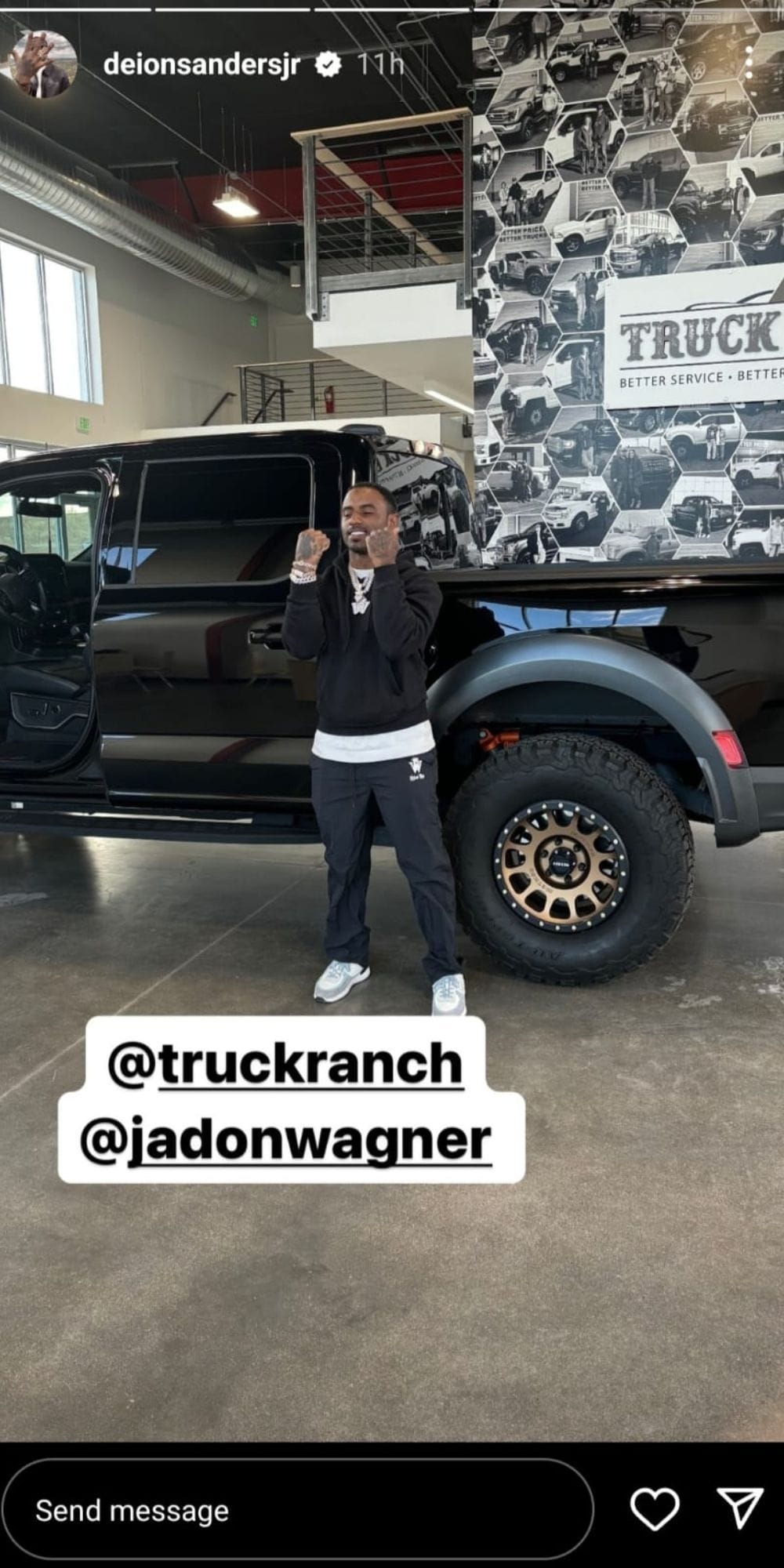 PHOTO: Coach Prime’s son Deion Sanders Jr. shows off shiny new ...