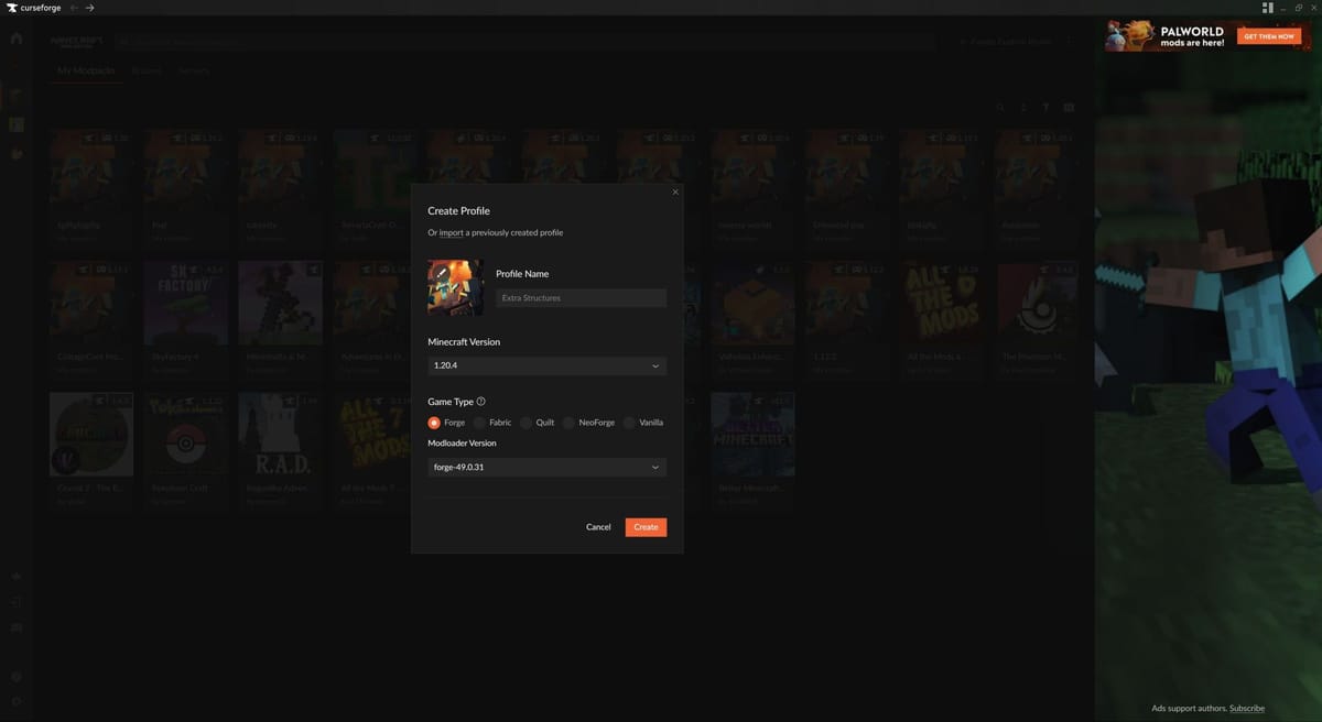 How to make custom Minecraft modpacks