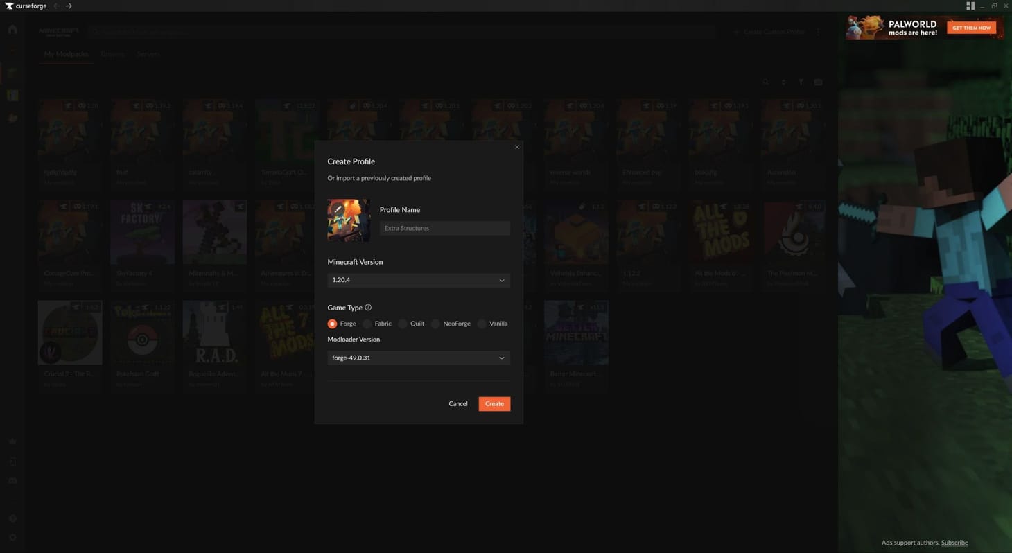 How to make custom Minecraft modpacks