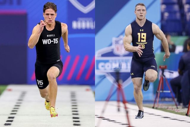 Fans react to Luke McCaffrey's breaking Christian McCaffrey's 40 time ...