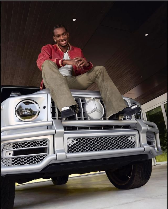 In Photos: Shai Gilgeous-Alexander styles for Mercedes Benz's G-Wagon shoot
