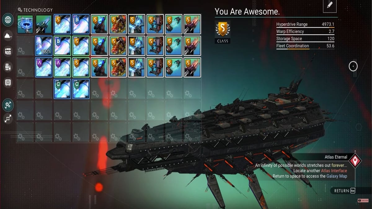 No Man's Sky guide: Best S-Class upgrade setup for Dreadnought Pirate ...