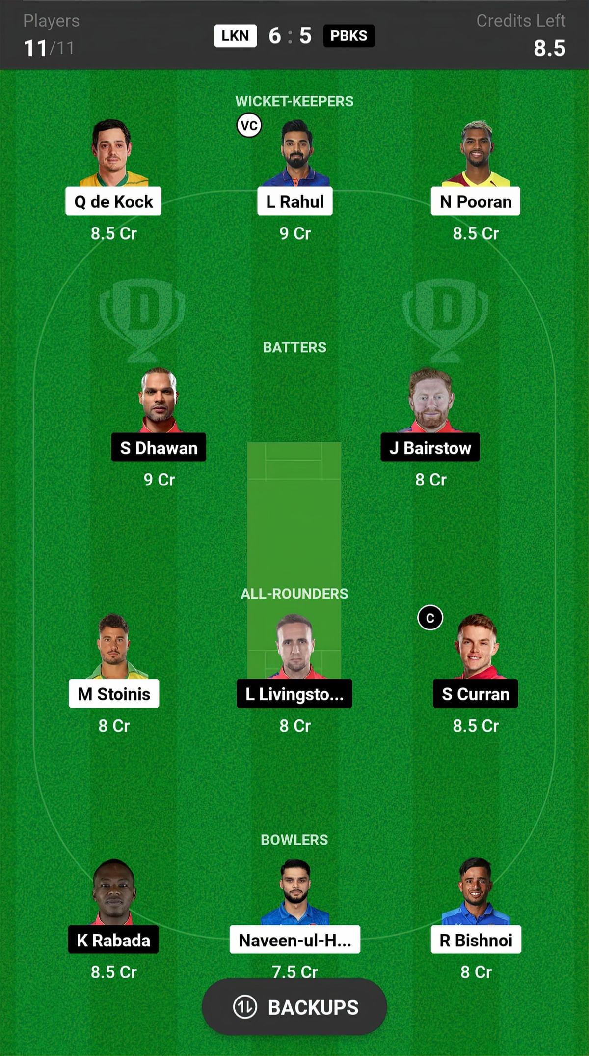 PBKS vs LKN Dream11 Prediction: Fantasy Cricket Tips, Today's Playing 11 and Pitch Report for ...