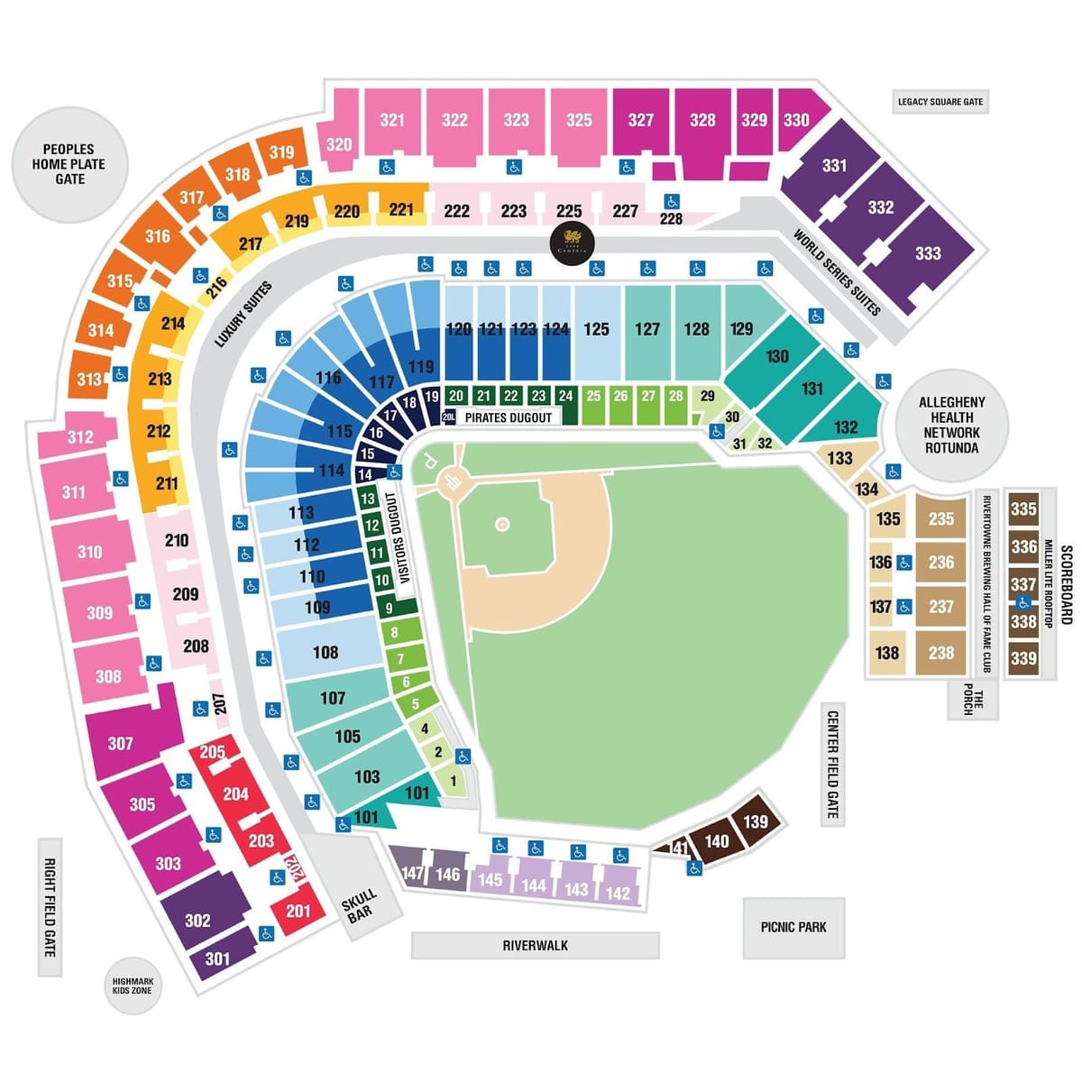 Pittsburgh Pirates Stadium - History, Capacity, Seating Chart & Notable ...