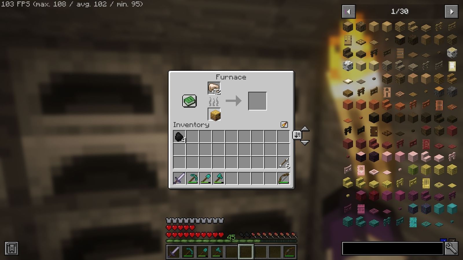 List of all fuels in Minecraft