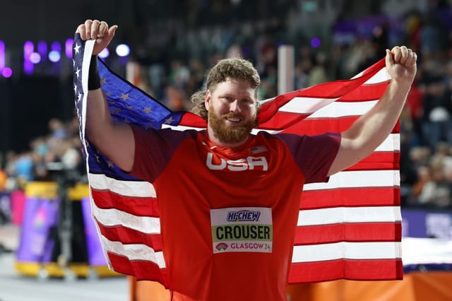 Ryan Crouser reveals personal bests in weight training
