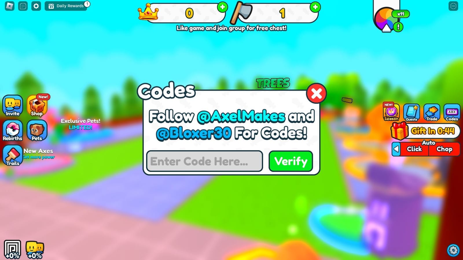 Tree Chop Simulator Codes (2024)