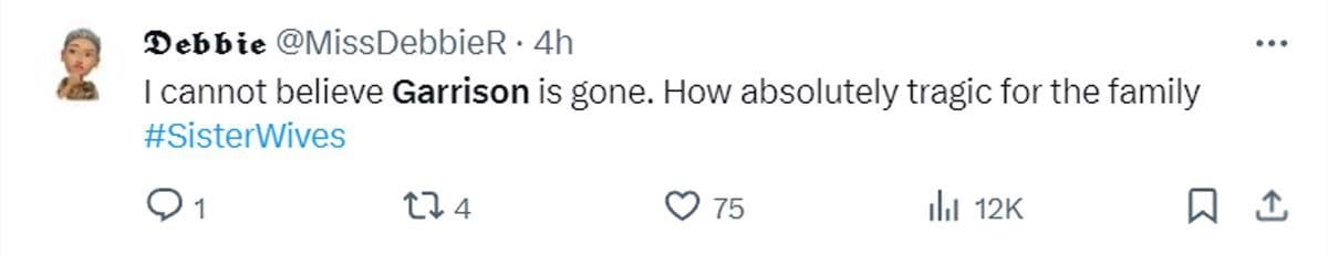 What happened to Garrison Brown from Sister Wives? Tributes pour in ...