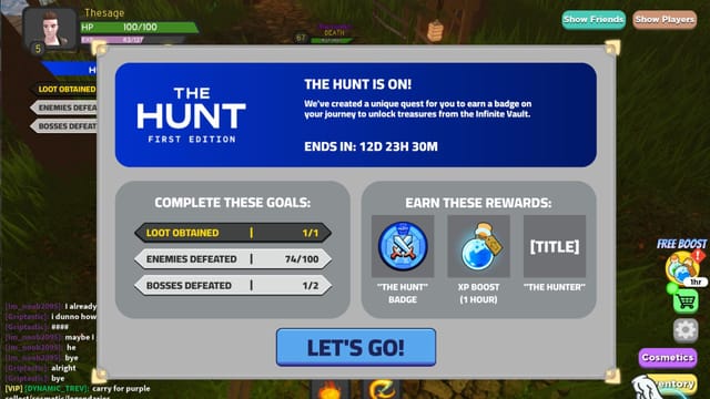 Dungeon Quest Hunt - Roblox The Hunt: First Edition