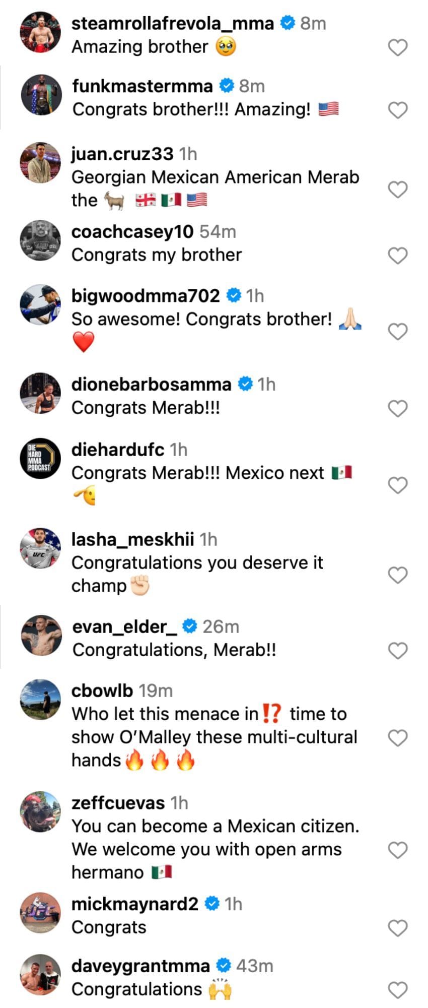 "Best country in the world" - Wishes pour in from fans and fighters as ...