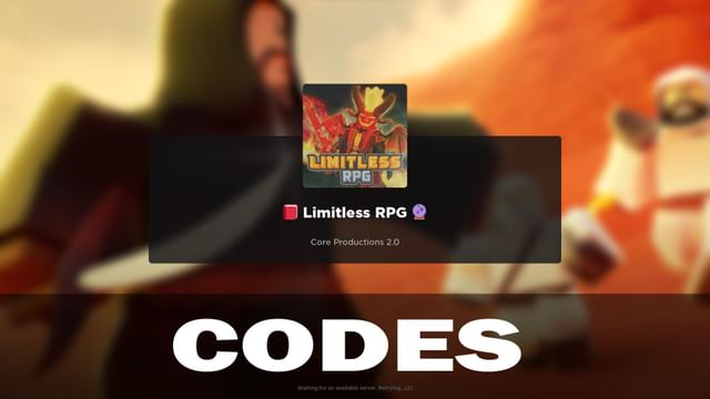 Limitless RPG Codes (2024)