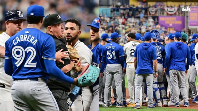 WATCH: Benches clear as Jays pitcher Génesis Cabrera shoves Jose ...