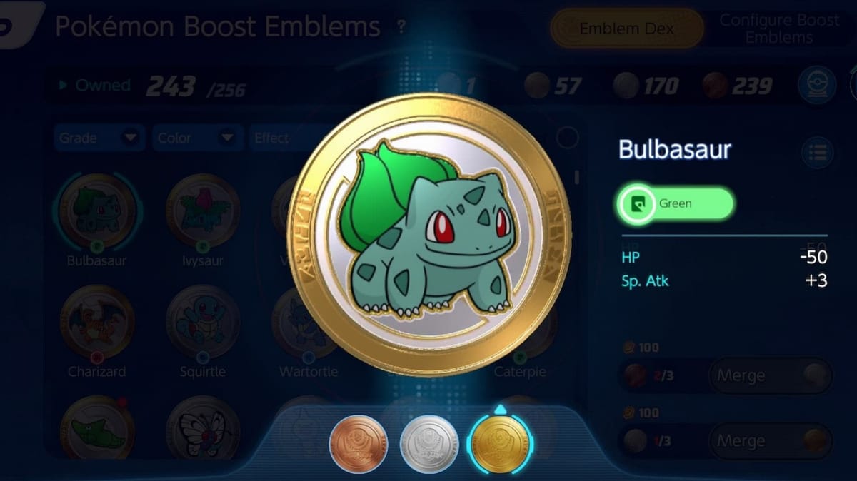 Complete guide for Boost Emblems in Pokemon Unite