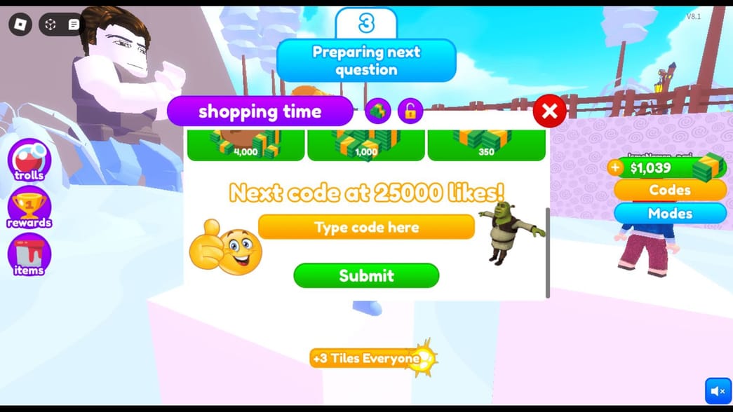 Shortest Answer Wins Codes (2024)