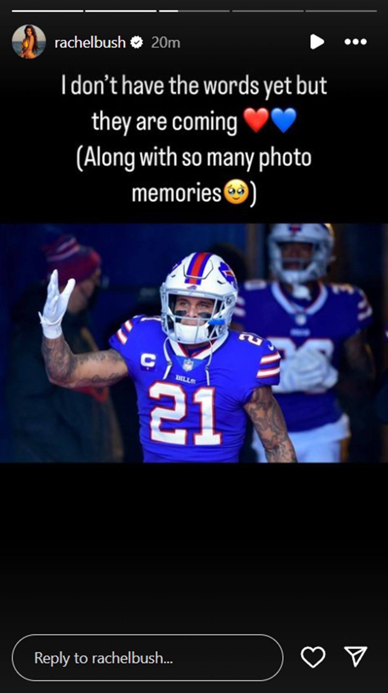 Jordan Poyer's wife Rachel Bush captures former Bills safety's 'impact ...