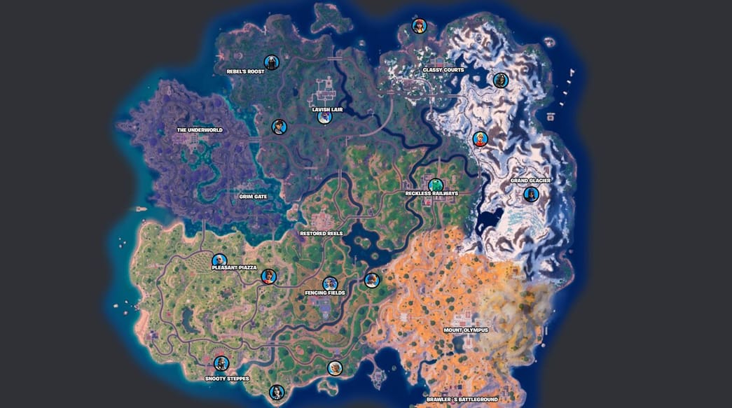 All NPC locations and what they offer in Fortnite Chapter 5 Season 2