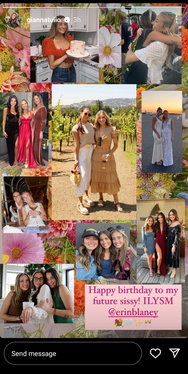 Gianna Tulio: Ryan Blaney’s girlfriend Gianna Tulio wishes 'future ...