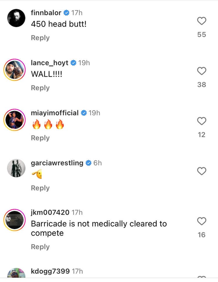 Finn Balor, Bronson Reed, and several other stars react to former ...