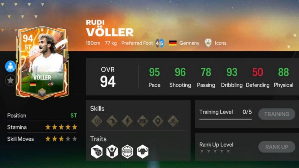 How to complete FC Mobile Heroes 24 Rudi Voller Exchange